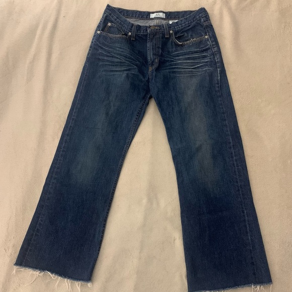 Armani Exchange | Jeans | Armani Exchange Boot Cut Denim Jeans Size 32 X 3 Cropped Mens Stylish ...